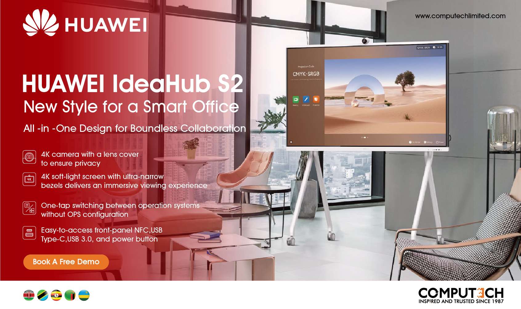 Embracing Simplicity & Innovation with Huawei IdeaHub S2 - Computech Limited